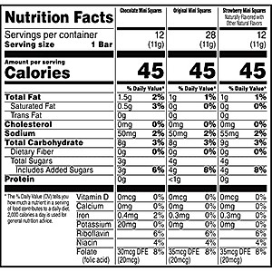 Rice Krispies Treats Mini Squares, Kids Snacks, Lunch Snacks, Variety Pack, 20.1oz Box (52 Bars)