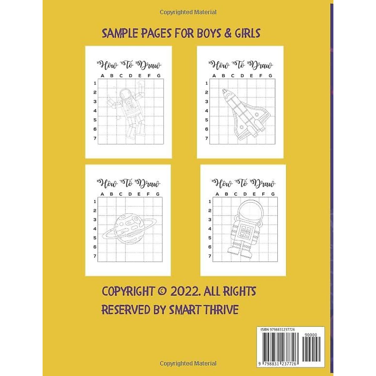 How To Draw Books For Kids 8-12 Space: Learn To Draw Planets, Rockets, Astronauts, Spaceship, Galaxy, Alien, Stars & Outer Space