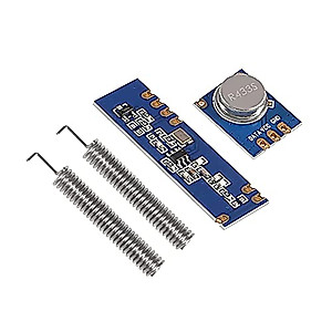 AITIAO 4Sets 433MHz Ask STX882 SRX882 Wireless Remote Control Transmitter and Receiver Module Kit STX882+SRX882 with Copper Spring Antenna