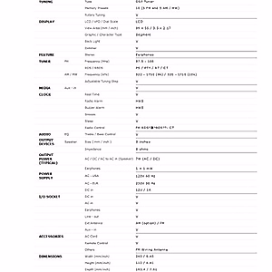 Sangean WR-2 AM / FM-RBDS Wooden Cabinet Digital Tuning Radio (Walnut)