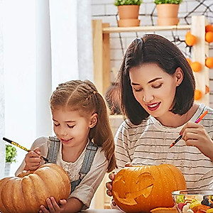 Zonon Halloween Pens Pumpkin Bat Spider Ballpoint Pens for Halloween Theme Party Supplies School Office Home Use (36)