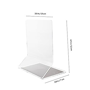 KITANDOVE 2pcs Product Sorting Divider Bookcase Dividers Snacks Dividers Goods Classification Boards Shelf Dividers for Supermarkets Supermarket Supply Classification Plates Clear Plastic
