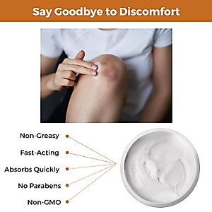 Medical Miracles Hemp Relief Cream - Ideal for Arthritis, Neuropathy, Muscles, Joints, Neck, Back, Elbows, Hands, Feet, and Knees - Proudly Made in USA (3000mg)