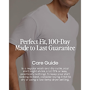 True Classic V Neck Mens T Shirt, Premium Fitted Soft Men's T-Shirts, Black, XXL