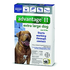 Advantage - Blue Box for Dogs over 55 pounds - 6 pack