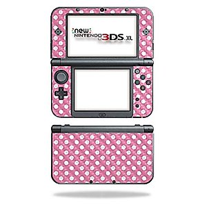 MightySkins Carbon Fiber Skin for Nintendo New 3DS XL (2015) - Mini Dots | Protective, Durable Textured Carbon Fiber Finish | Easy to Apply, Remove, and Change Styles | Made in The USA