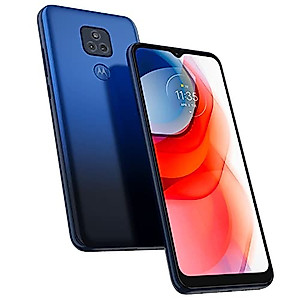 Moto G Play 2021 (32GB, 3GB) 6.5" HD, Octa-core Snapdragon 460, All Day Battery, 4G LTE GSM Fully Unlocked (Verizon, T-Mobile, AT&T) XT2093-4 (w/Fast Car Charger, Misty Blue) (Renewed)