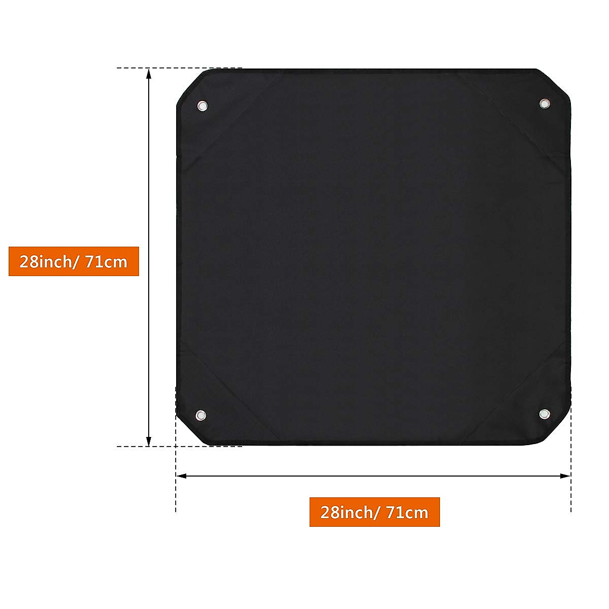 Coitak Air Conditioner Cover for Outside Units, Winter AC Defender, Heavy Duty Top Air Conditioner Cover (28 x 28 inch)