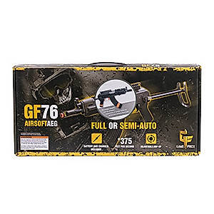 Game Face GF76 Electric Full/Semi-Auto Tactical Carbine Airsoft Rifle - California Compliant