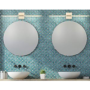 JONATHAN Y JYL7022B Makena 28" Dimmable Integrated LED Metal Wall Sconce, Minimalistic,Modern,Contemporary 3000K LED Bulbs for Bedroom, Living Room, Bathroom Hallway, Gold