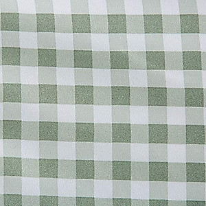 Kimko Green Plaid Bedding Set Checkered Duvet Cover Set for Adults,Soft,Comfortable and Breathable【 4Pcs -1 Duvet Cover Set + 1 Flat Sheet + 2 Pillowcases】