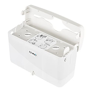 EZ-Pull Countertop SLIMFOLD Hand Towel Dispenser for Kitchen/Bathroom/Office/RV/Airbnb, White 4600-EZ, EZbrnd