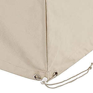 Crosley Furniture Patio Furniture Covers, Waterproof 4-Piece Cover Set for Outdoor Chairs, Loveseat, Table, Tan