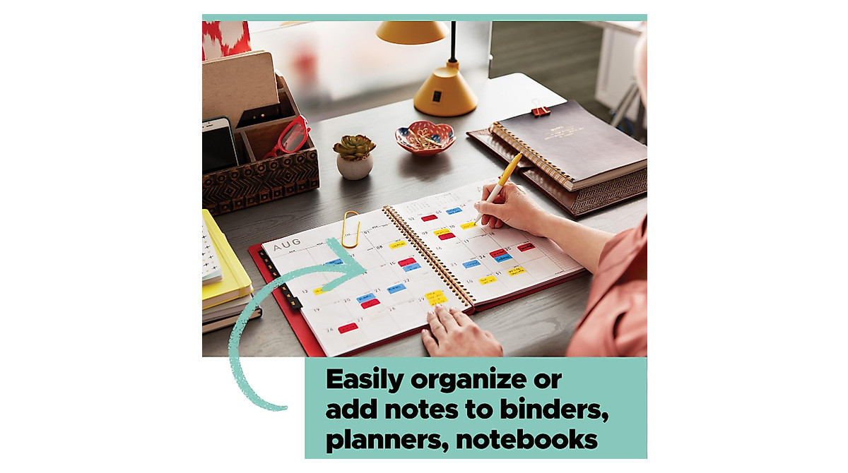 Post-it Flags & Tabs Value Pack – 956 Bright Markers for Study & Work