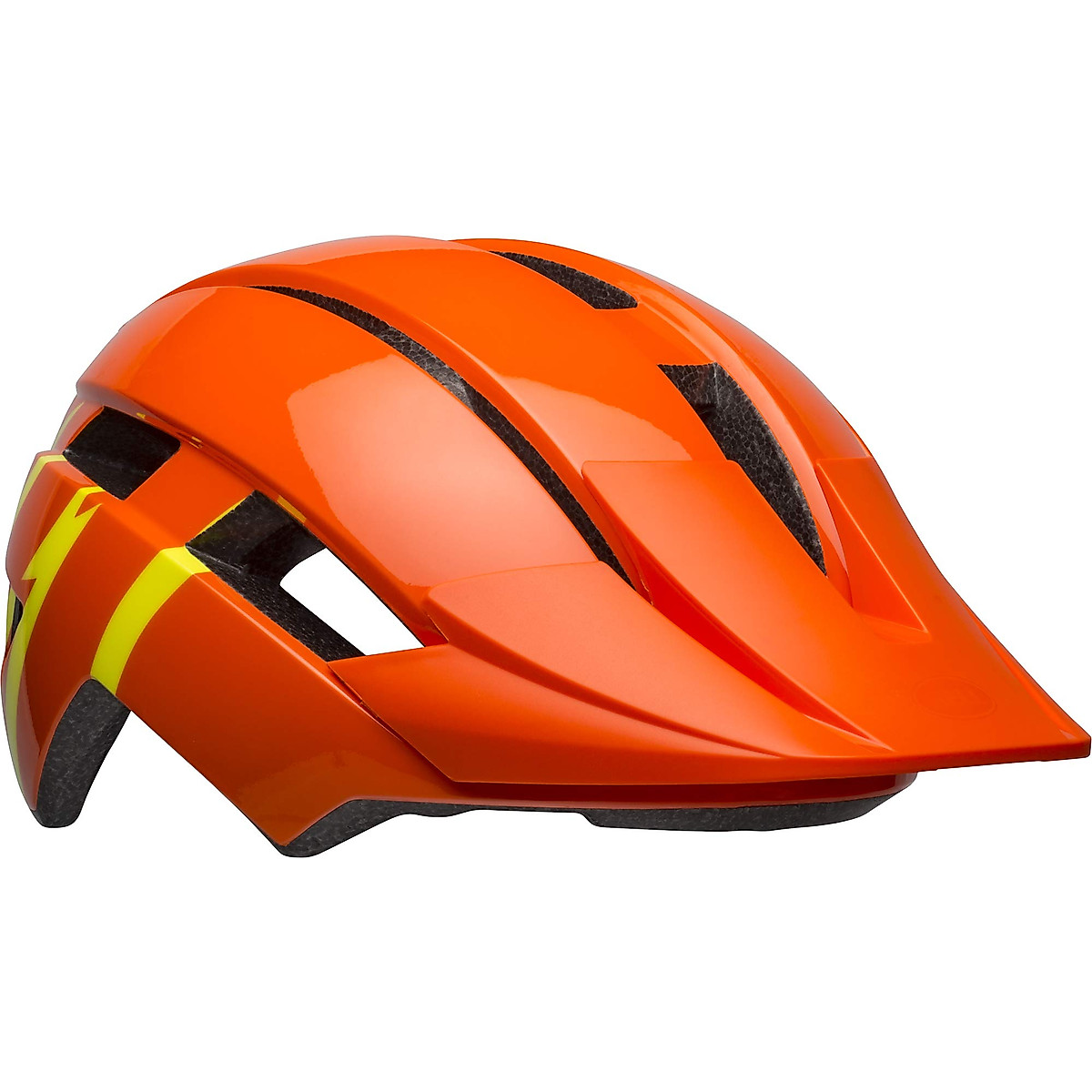 BELL Sidetrack II MIPS Youth Bike Helmet - Strike Gloss Orange/Yellow (2023), Universal Child (47-54 cm)