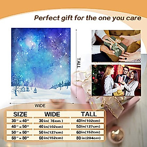 Gyapuk Heron Bird, Thickened Fleece Throw Blankets,Pattern with Heron Bird,Super Soft Flannel Cozy Blankets for Adults,Washable Lightweight Fuzzy for Sofa Bed Office,Gray Blue,30x40in