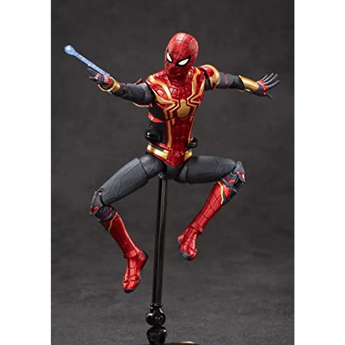 licy618 7 Inch Iron Spiderman Action Figure (1/10 Scale) Exquisite Painting 20 Joints Movable Action Figure