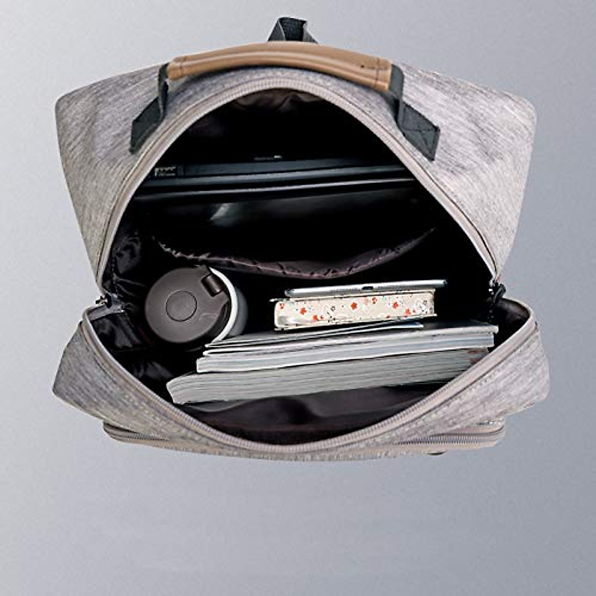 DYJ Vintage Laptop Backpack for Women Men,Business Bag Fashion Casual Daypacks Backpack