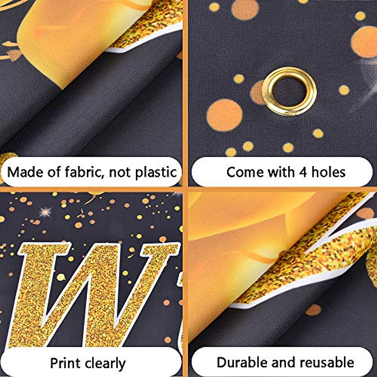 Ushinemi We Will Miss You Banner, Farewell, Going Away, Goodbye, Retirement Party Decorations, 9.8x1.6 Feet