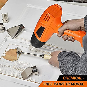 Heat Gun 1500W 572°F~ 932°F Dual Temperature Hot Air Gun-HGP68AC