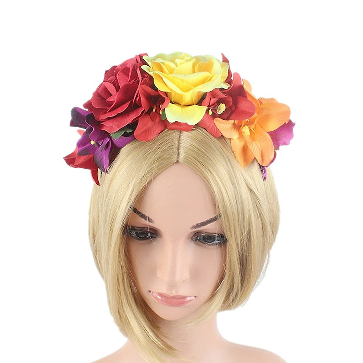 ericotry Flower Headband Rose Flower Headpiece Hair Accessories