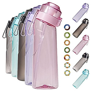 LOREC 650ml Scent Active Flavoring Water Cup Air Taste Buds Flavored Water Bottle Air Flavored Water Bottle Scent Up Water Cup Sports