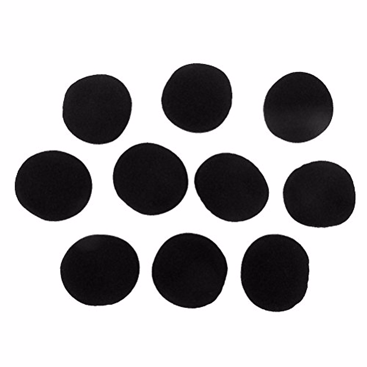 WINOMO Foam Ear Pad Covers for Headset Earphones 10pcs Black