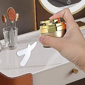 Airless Pump Makeup Jar Acrylic Cosmetic Jar 2pcs 1 oz Vacuum Travel Bottle Empty Containers with Pump for Skincare Cream Lotion or DIY Skin Care Products