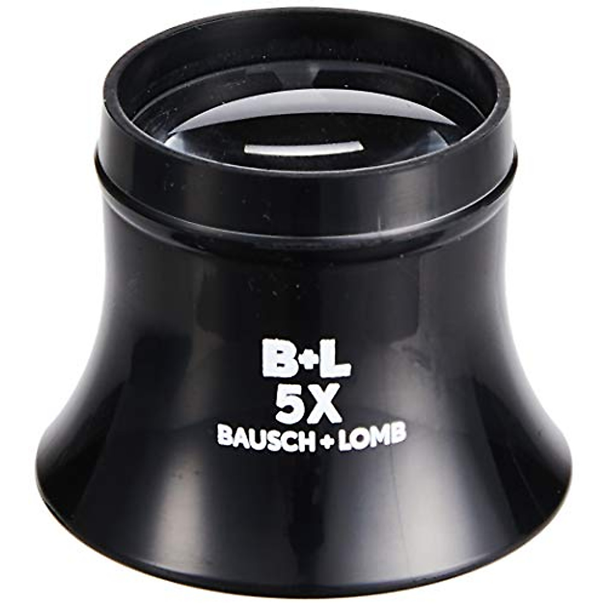 Loupe by Bausch & Lomb, 5x Watchmaker Loupe, Sight Savers, Black