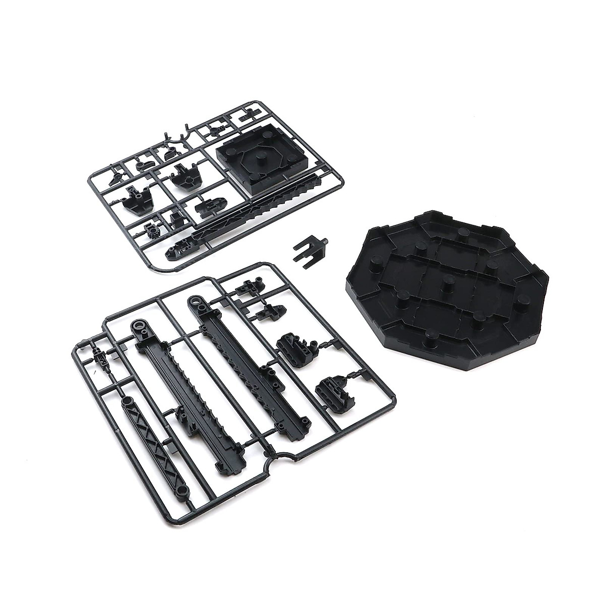 MY MIRONEY 2Pcs Black Action Base Action Figure Stand Display Stand 1/100