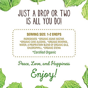 Lively Up Your Breath Premium Breath Freshener Liquid Drops with Organic Ingredients - Original Mint 3 Pack