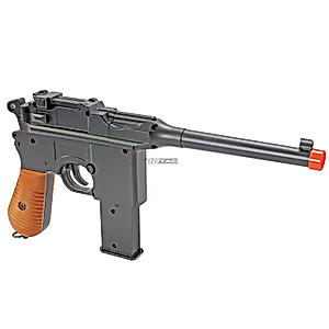 bbtac bt-712 world war ii 165 fps c96 metal zinc alloy airsoft pistol with magazine(Airsoft Gun)