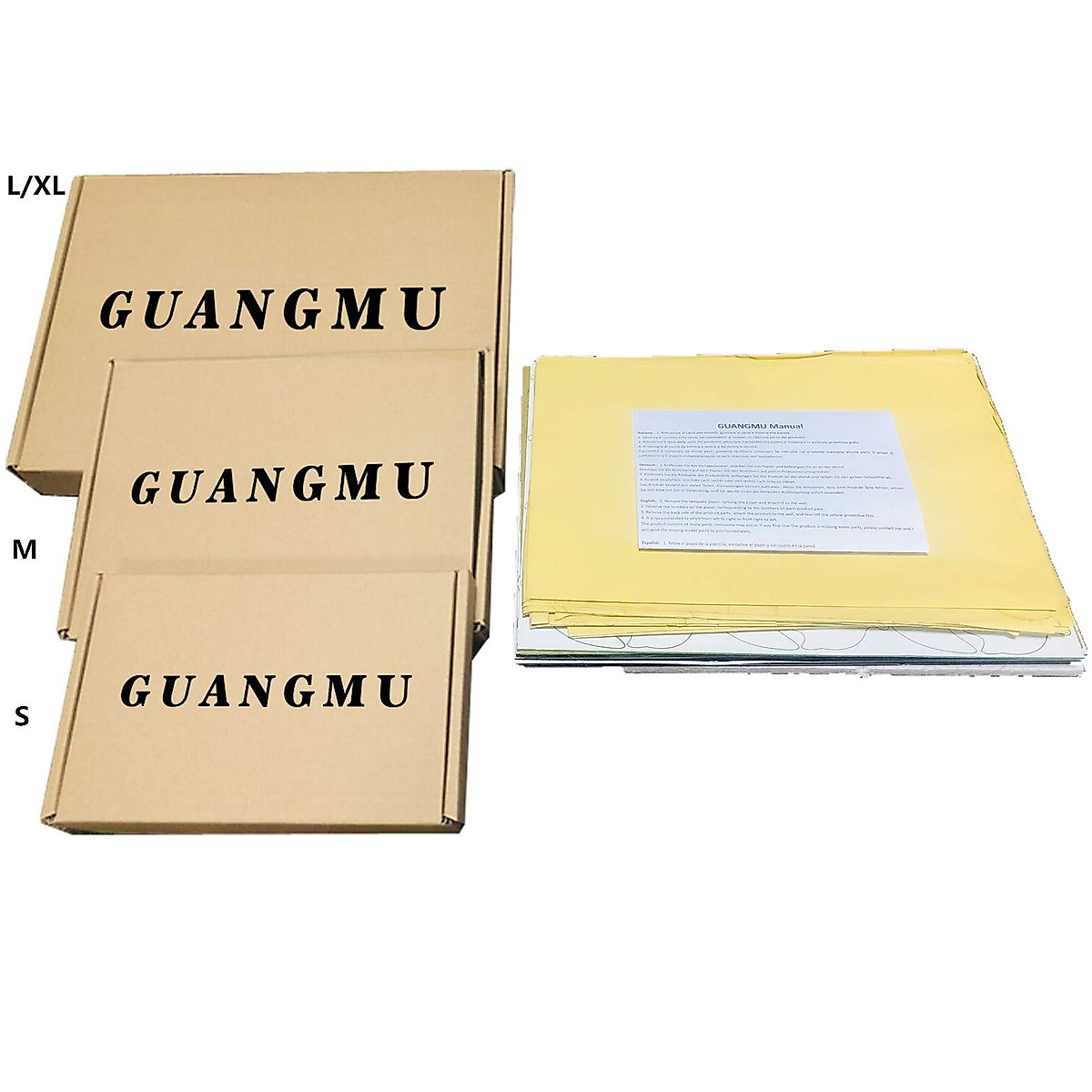 3D Tree Wall Stickers - DIY Tree and Birds Wall Decals Family Couple Tree Stickers Murals Wall Decor for Living Room Bedroom TV Background Home Decorations(Silver Left,M-98X51in)