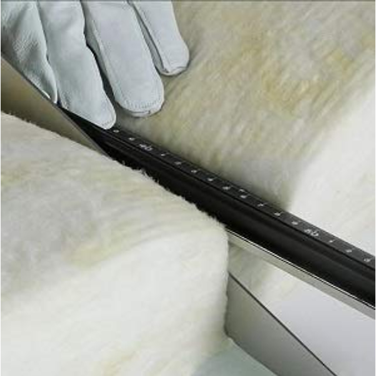 ALLEX Insulation Knife Wood Handle 8" Long Cut, Japanese Stainless Steel, Insulation & Styrofoam Cutter with Sheath, Serrated Sharp Duct Knife Tool, Made in JAPAN