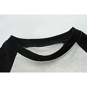 Boys Girls Valentine's Day Shirt Monster Truck Tops Toddler Kids Raglan Black Sleeve T-Shirt 6 7 Years