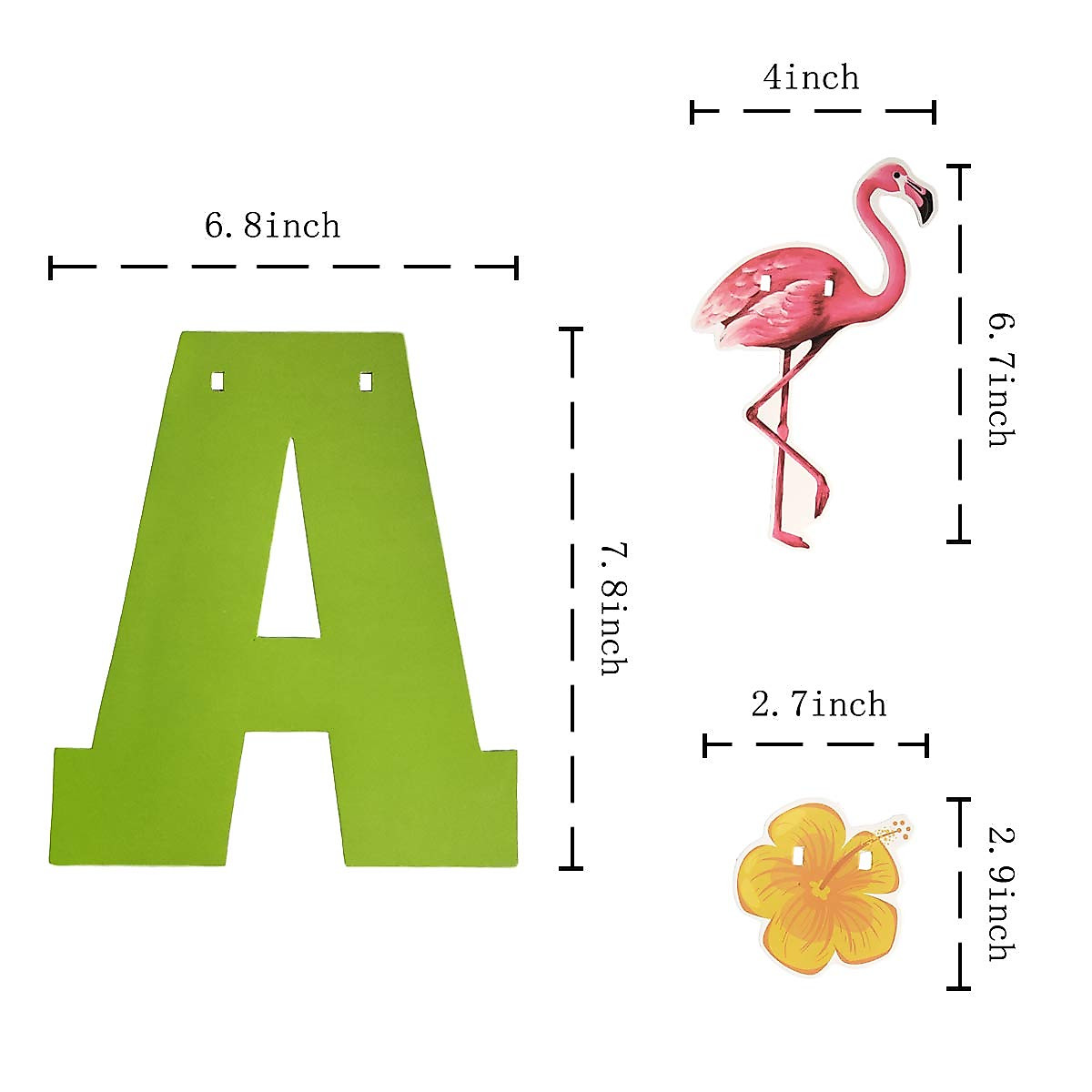 Hawaiian Aloha Party Decorations - Luau Party Supplies - Tropical Theme Summer Beach Pool Party Decorations - Luau Birthday Party Decor