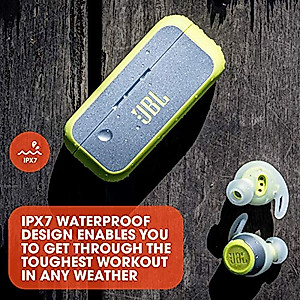 JBL Reflect Flow - Truly Wireless Sport In-Ear Headphone - Green (Renewed)