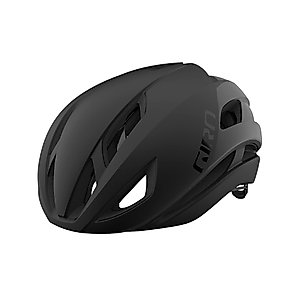 Giro Eclipse Spherical Adult Road Cycling Helmet - Matte Black/Gloss Black (2022), Medium (55–59 cm)