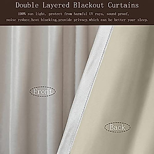 100% Blackout Ivory Off White Velvet Curtains 84 inch Long for Living Room,Set of 2 Panels Liner Rod Pocket Back Tab Thermal Window Drapes Room Darkening Heavy Decorative Curtains for Bedroom