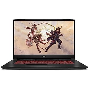 MSI GF76 Katana 17.3" FHD 144Hz Gaming Laptop - 12th Gen Intel Core i7-12700H 14-Core up to 4.70 GHz CPU, 64GB RAM, 2TB NVMe SSD, GeForce RTX 3050 Ti 4GB GDDR6, Windows 11 Home, Black