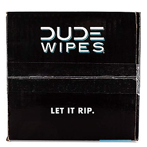 DUDE Wipes Flushable Adult Wipes - 8 Pack, 336 Wipes - Unscented Moist Wet Wipes with Vitamin-E & Aloe for at-Home Use - Septic and Sewer Safe