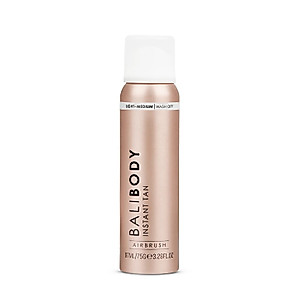 BALI BODY Instant Tan - Light to Medium, Skin Perfecting Aerated Spray, Flawless Airbrushed Bronzed Finish, Vegan & Cruelty-Free (97 ml/3.28 fl oz)