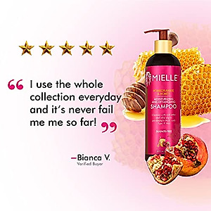 Mielle Organics Pomegranate & Honey Moisturizing and Detangling Shampoo and Conditioner for Type 4 Hair
