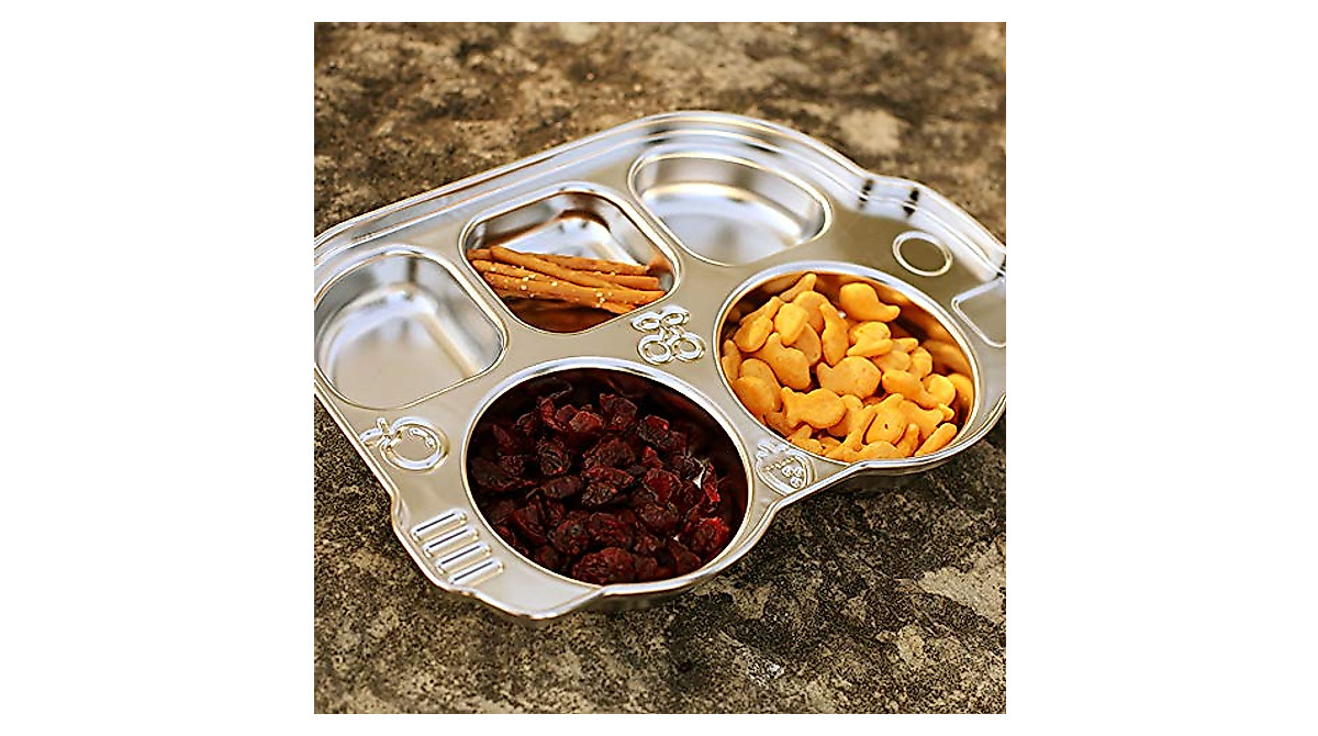 Innobaby Stainless Bus Plate - Fun & Safe for Kids