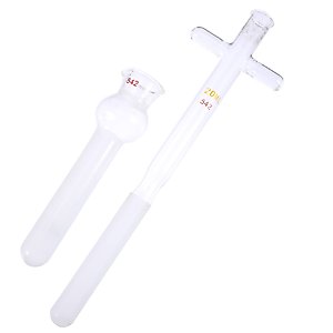 Baluue Glass Tissue Cell Tissue Homogenizer with Lab Pestle Lab Glass Tube Lab Utensils 20ml