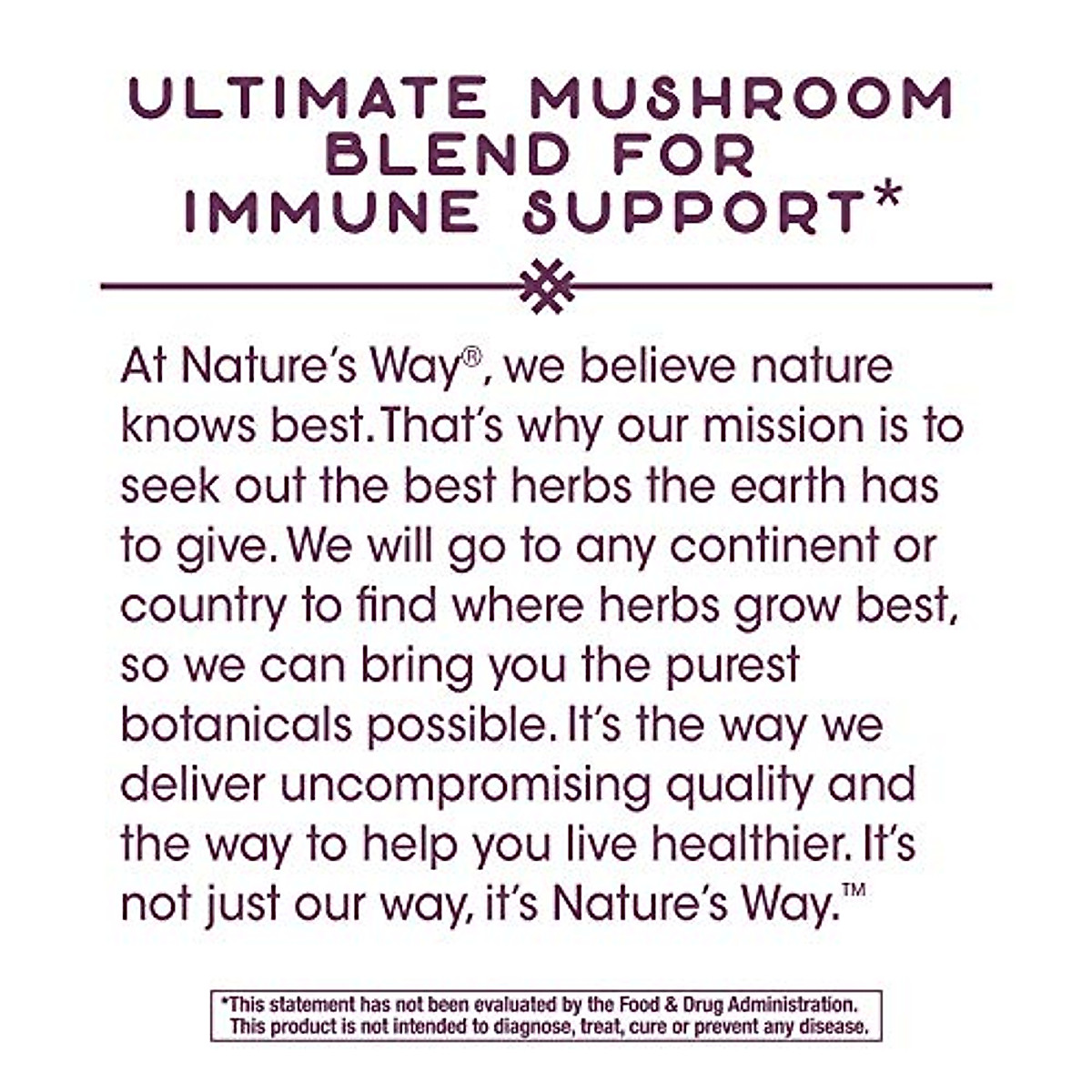 Nature's Way Myco Defense Premium Blend Mushroom Blend for Immune Support* Vegan 60 Capsules