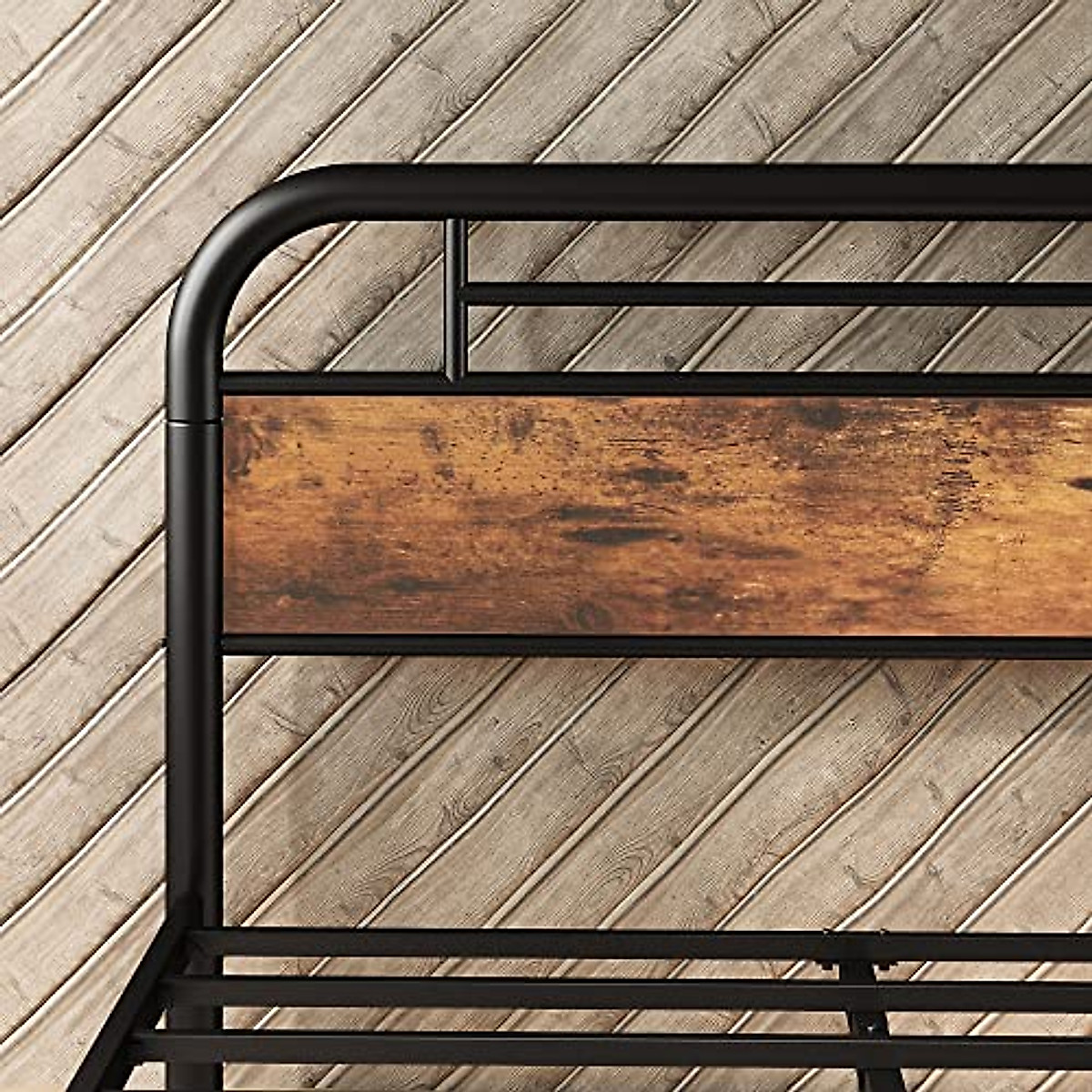 LIKIMIO Queen Bed Frame, Platform Bed Frame Queen with Headboard and Strong Support, Easy Assembly, Noise-Free, No Box Spring Needed