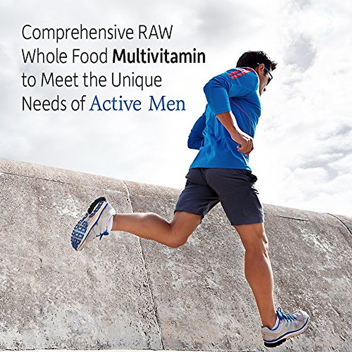 Garden of Life Vitamin Code Whole Food Multivitamin for Men - 120 Capsules, Vitamins for Men + Fruit & Veggie Blend and Probiotics for Energy, Heart & Prostate Health, Vegetarian Mens Multivitamins