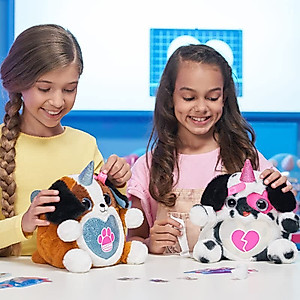 Rainbocorns Puppycorn Rescue (Husky) by ZURU, Collectible Plush, Stuffed Animal Girl Toys, Surprise Egg, Stickers, Syringe Slime, Ages 3+ for Girls, Children, 9.06 x 7.87 x 11.02 inches