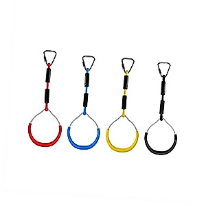 BESPORTBLE 2pcs Swing Outdoor for Kids Swing Indoor Interior Accessories Kids Exercise Rings Gymnastics Rings Monkey Swing Bar Fitness Ring Kids Gymnastic Ring Workout Ring Pendulum Ring Ring